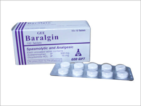 Baralgin | Medicijnen | Menselijk Lichaam - Menselijk Lichaam